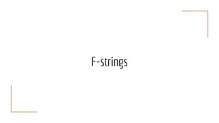 F strings | PDF