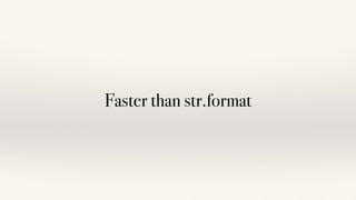 F-strings PyCascades Lightning Talk | PDF