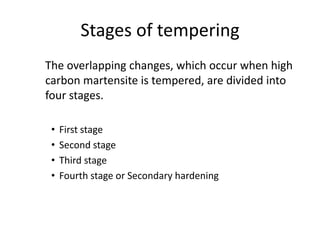 tempering | PPTX