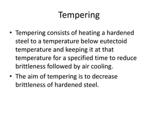 tempering | PPTX