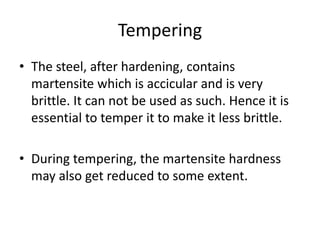 tempering | PPTX