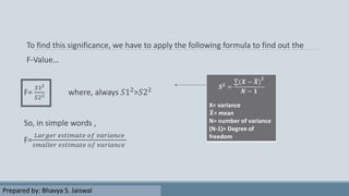 F test | PPTX