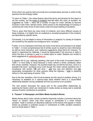 Careless Driving And Public Safety | PDF