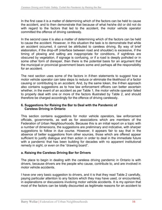 Careless Driving And Public Safety | PDF