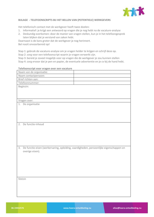 F w.4 actieplan marktbenadering | PDF