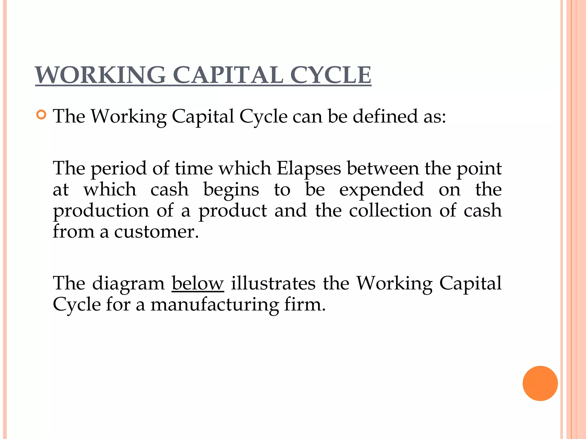 working capital | PPT