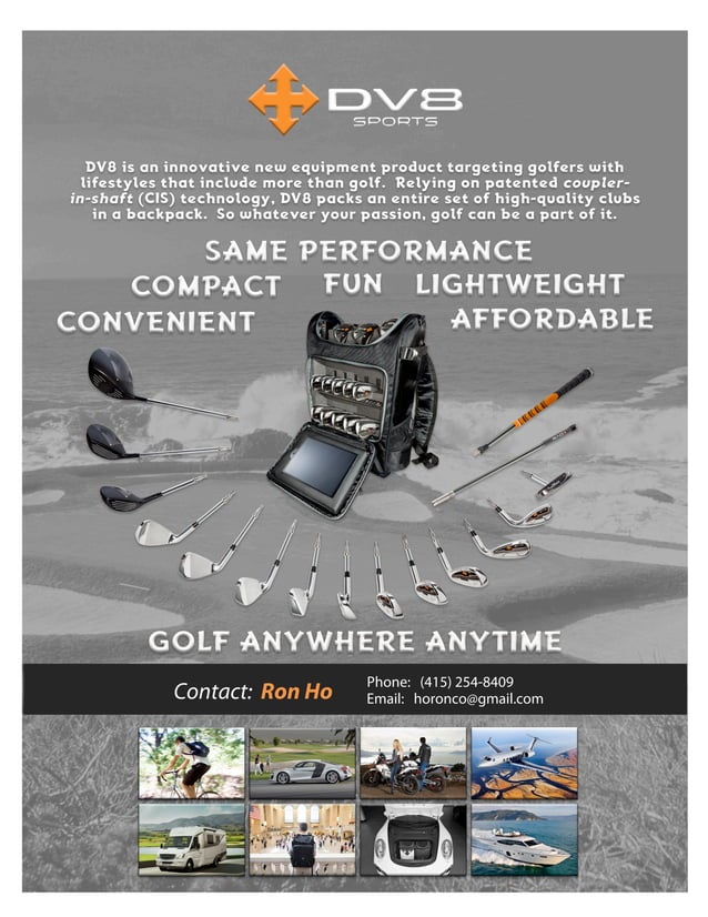 DV8 SELL SHEET_RonHo1 | PDF