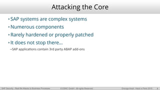 SAP Security - Real life Attacks to Business Processes - Hack in Paris ...