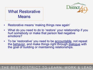 Restorative Practices Overview December 2015 | PPTX