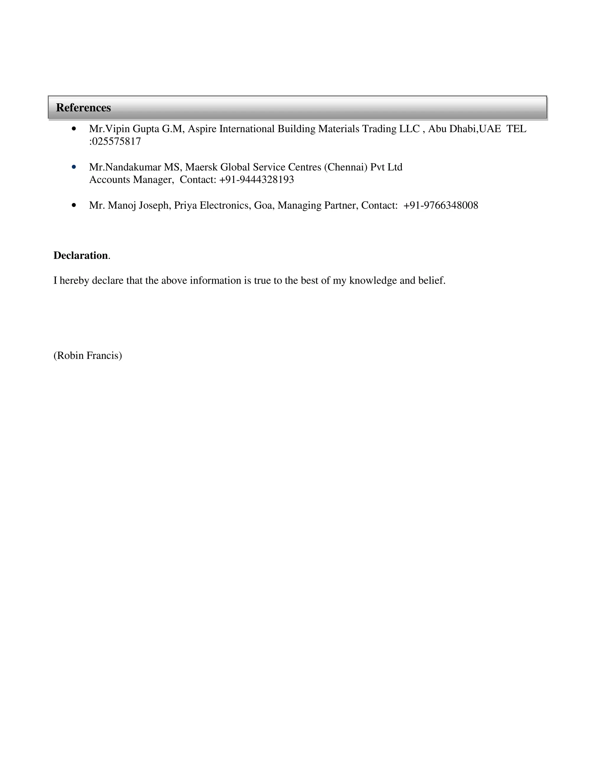 Robin_CV 150311 | PDF