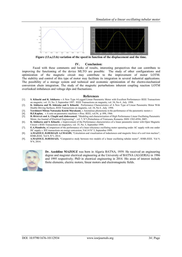 Simulation of a linear oscillating tubular motor | PDF | Physics | Science