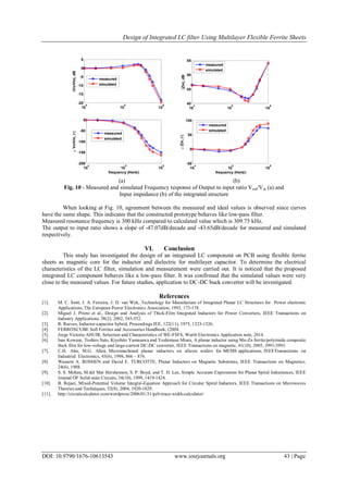 Design of Integrated LC Filter Using Multilayer Flexible Ferrite Sheets | PDF