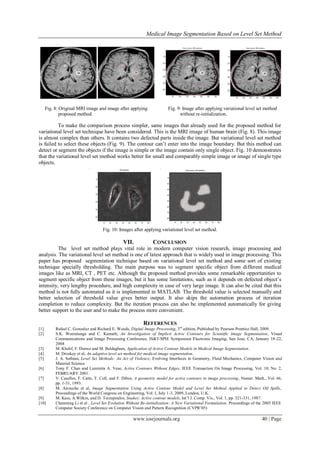Medical Image Segmentation Based on Level Set Method | PDF