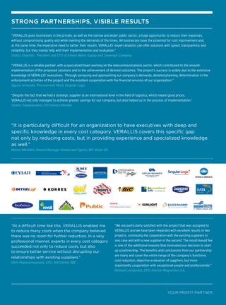 Verallis brochure_ENG | PDF | Sales | Business