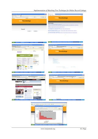 Implementation of Matching Tree Technique for Online Record Linkage | PDF | Databases | Computer ...