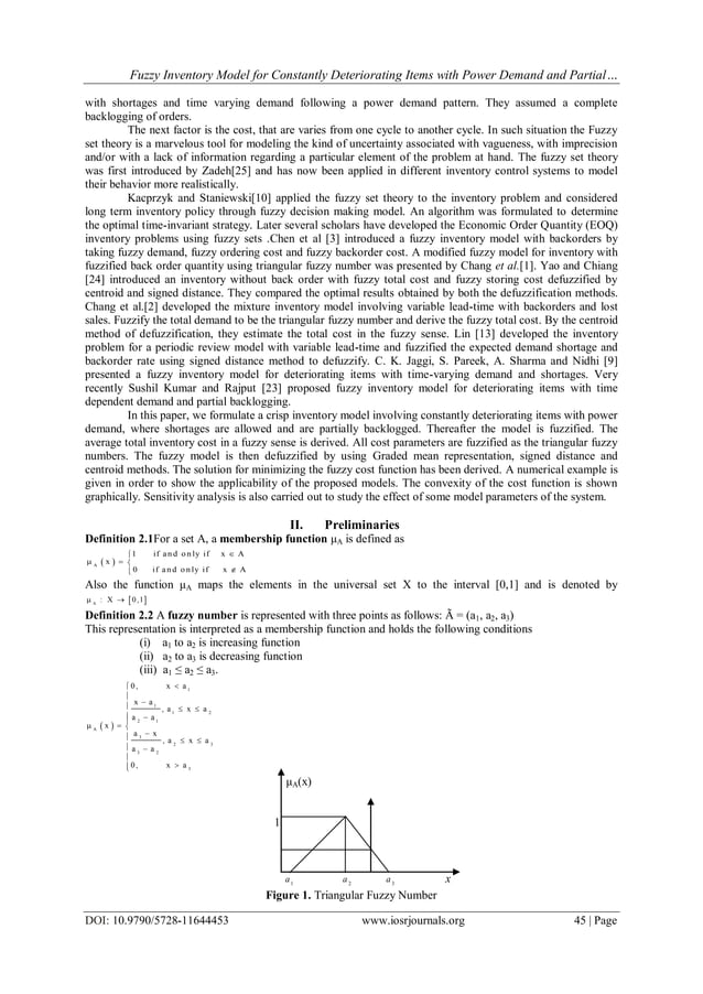 Fuzzy Inventory Model For Constantly Deteriorating Items With Power Demand And Partial