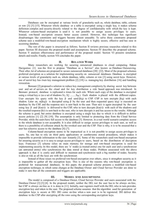 Secure Access to Outsourced Databases | PDF