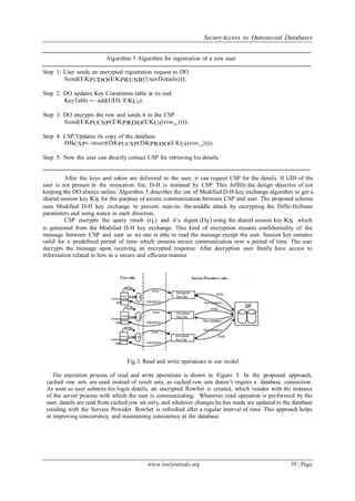 Secure Access to Outsourced Databases | PDF