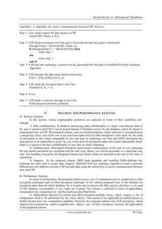 Secure Access to Outsourced Databases | PDF