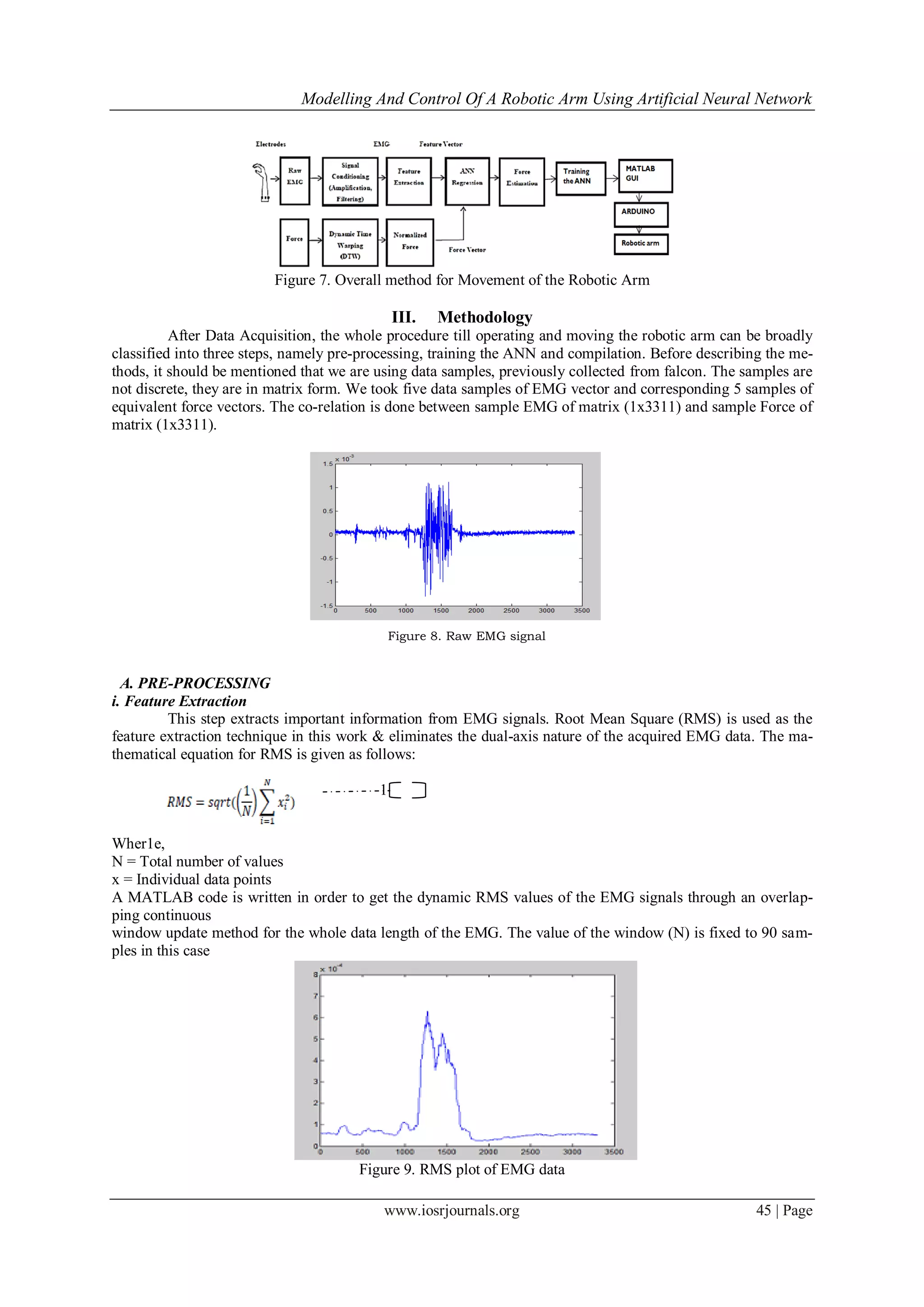 Modelling and Control of a Robotic Arm Using Artificial Neural Network | PDF
