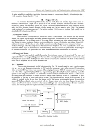 Finger Vein Based Licensing And Authentication Scheme Using GSM | PDF