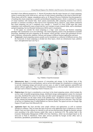 Cloud-Based Impact for Mobile and Pervasive Environments: A Survey | PDF | Cloud Computing ...
