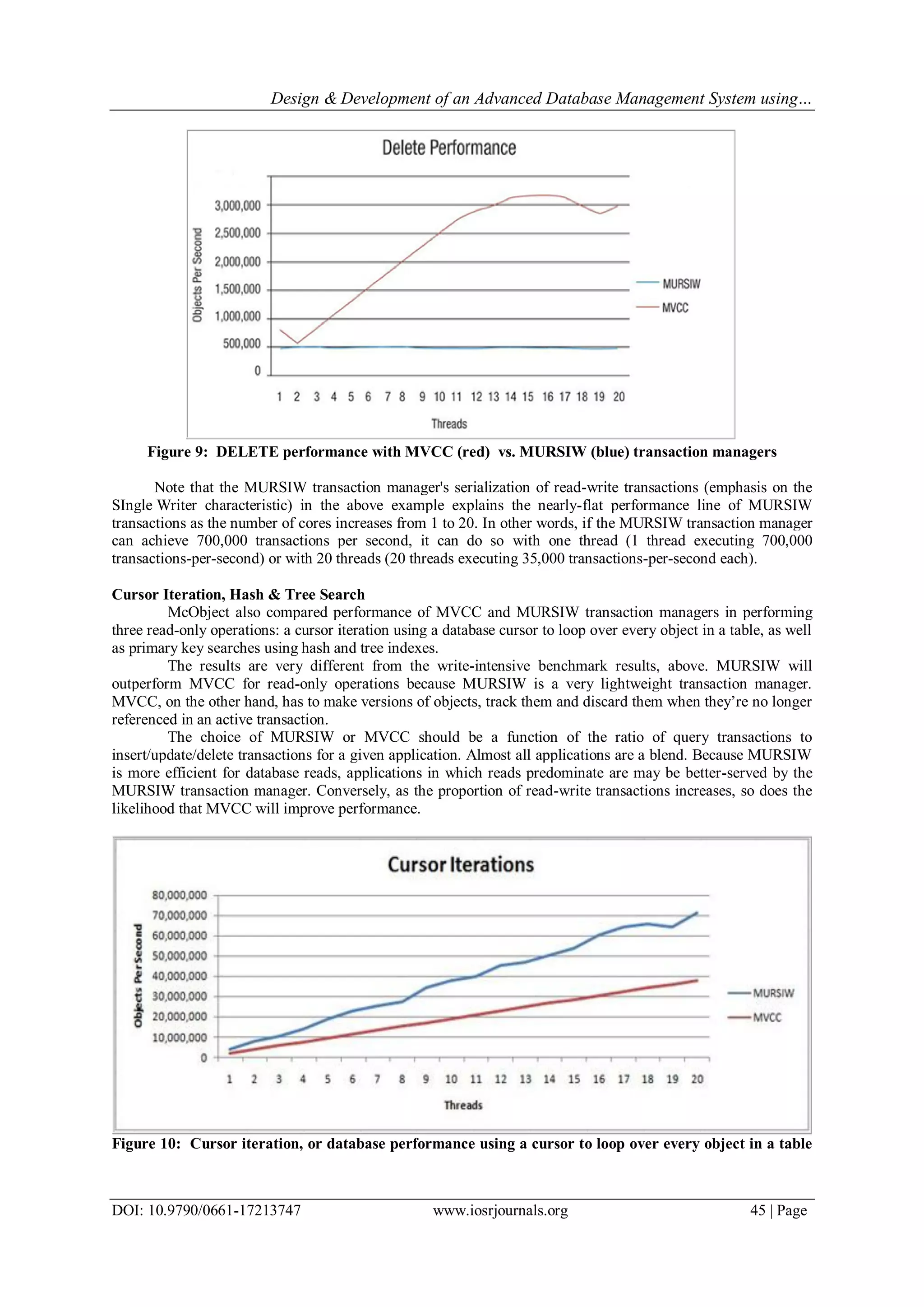 Design And Development Of An Advanced Database Management System Using