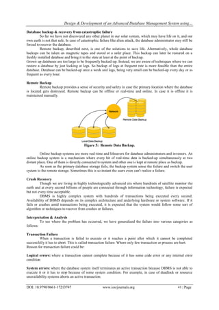 Design & Development of an Advanced Database Management System Using ...