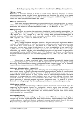 Audio Steganography Using Discrete Wavelet Transformation (DWT ...