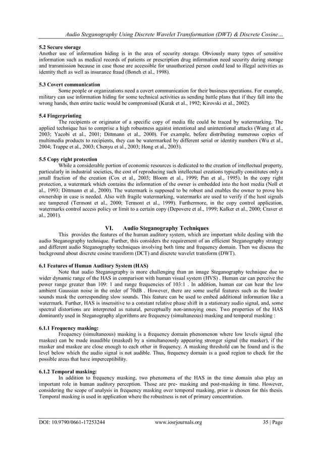 Audio Steganography Using Discrete Wavelet Transformation Dwt