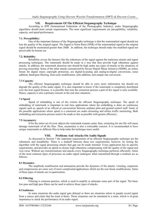 Audio Steganography Using Discrete Wavelet Transformation (DWT) & Discrete Cosine Transformation ...