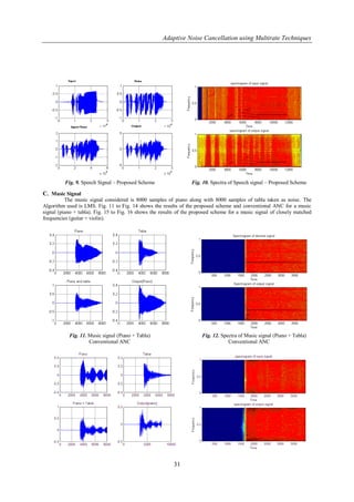 Adaptive Noise Cancellation using Multirate Techniques | PDF | Digital Audio | Computer Software ...