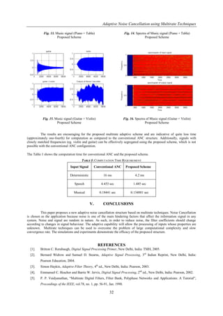Adaptive Noise Cancellation using Multirate Techniques | PDF | Digital Audio | Computer Software ...