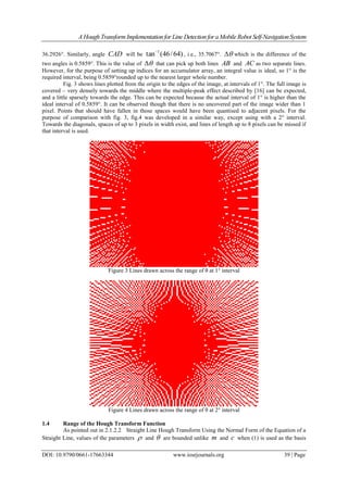 A Hough Transform Implementation for Line Detection for a Mobile Robot Self-Navigation System | PDF