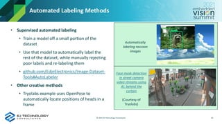 “Tools and Strategies for Quickly Building Effective Image Datasets,” a Presentation from BDTI | PPT