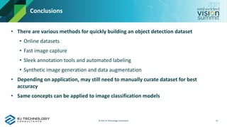 “Tools and Strategies for Quickly Building Effective Image Datasets,” a ...
