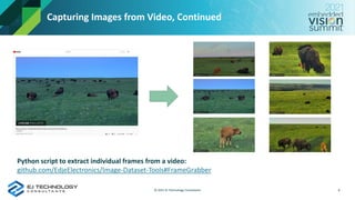 “Tools and Strategies for Quickly Building Effective Image Datasets,” a Presentation from BDTI | PPT