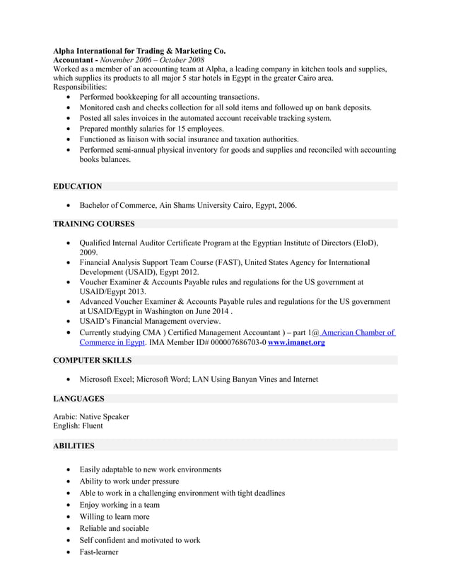 Ahmed Hassan Cv 08 2014 Pdf