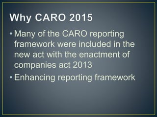 CARO-2015 | PPT