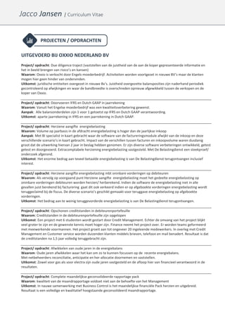 1 - Projecten Jacco Jansen | PDF