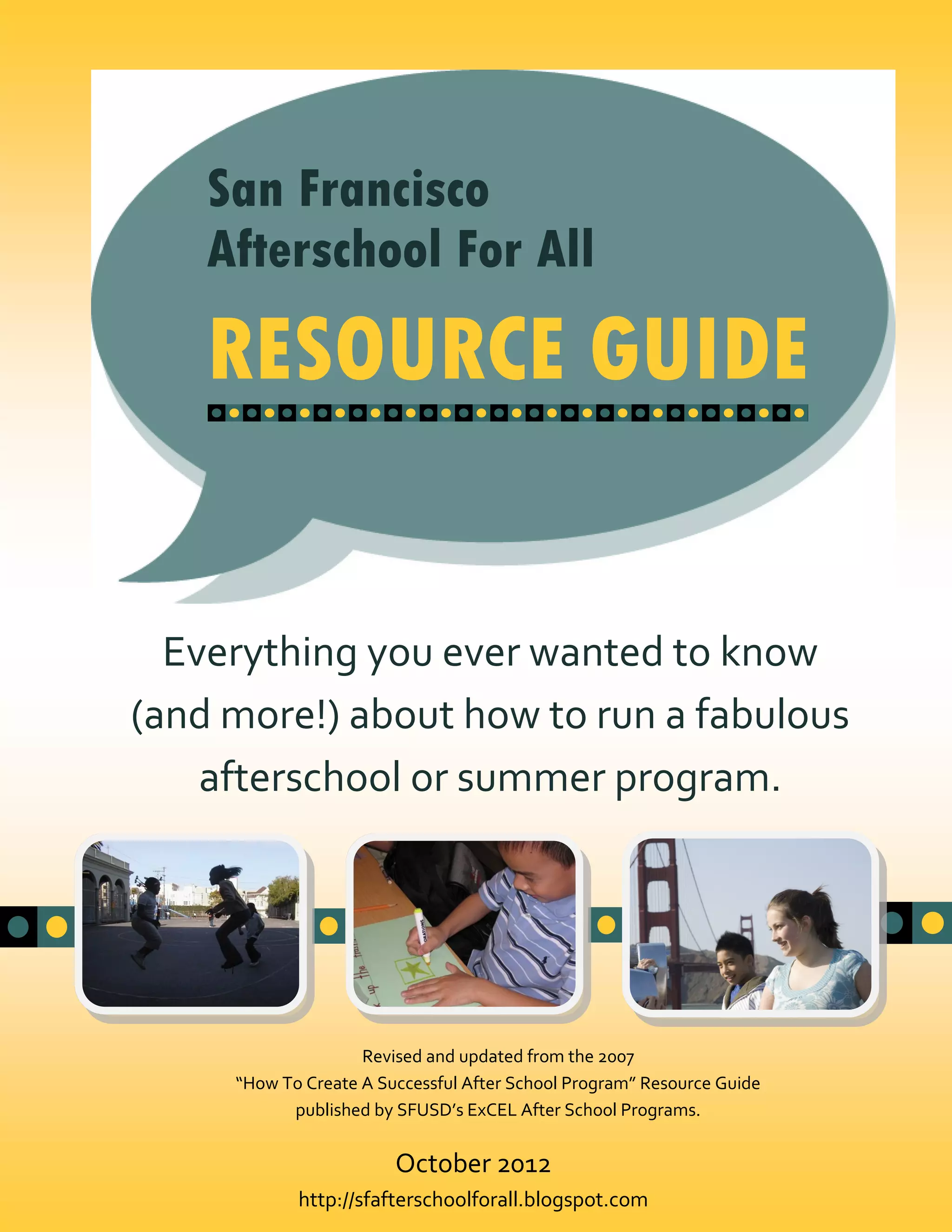 SF AFA Resource Guide - with Bookmarks | PDF