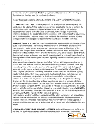 Safety Based Estimation FINAL | DOCX