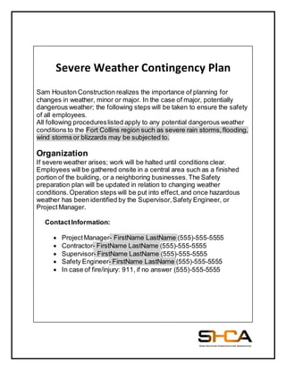 Safety Based Estimation FINAL | DOCX