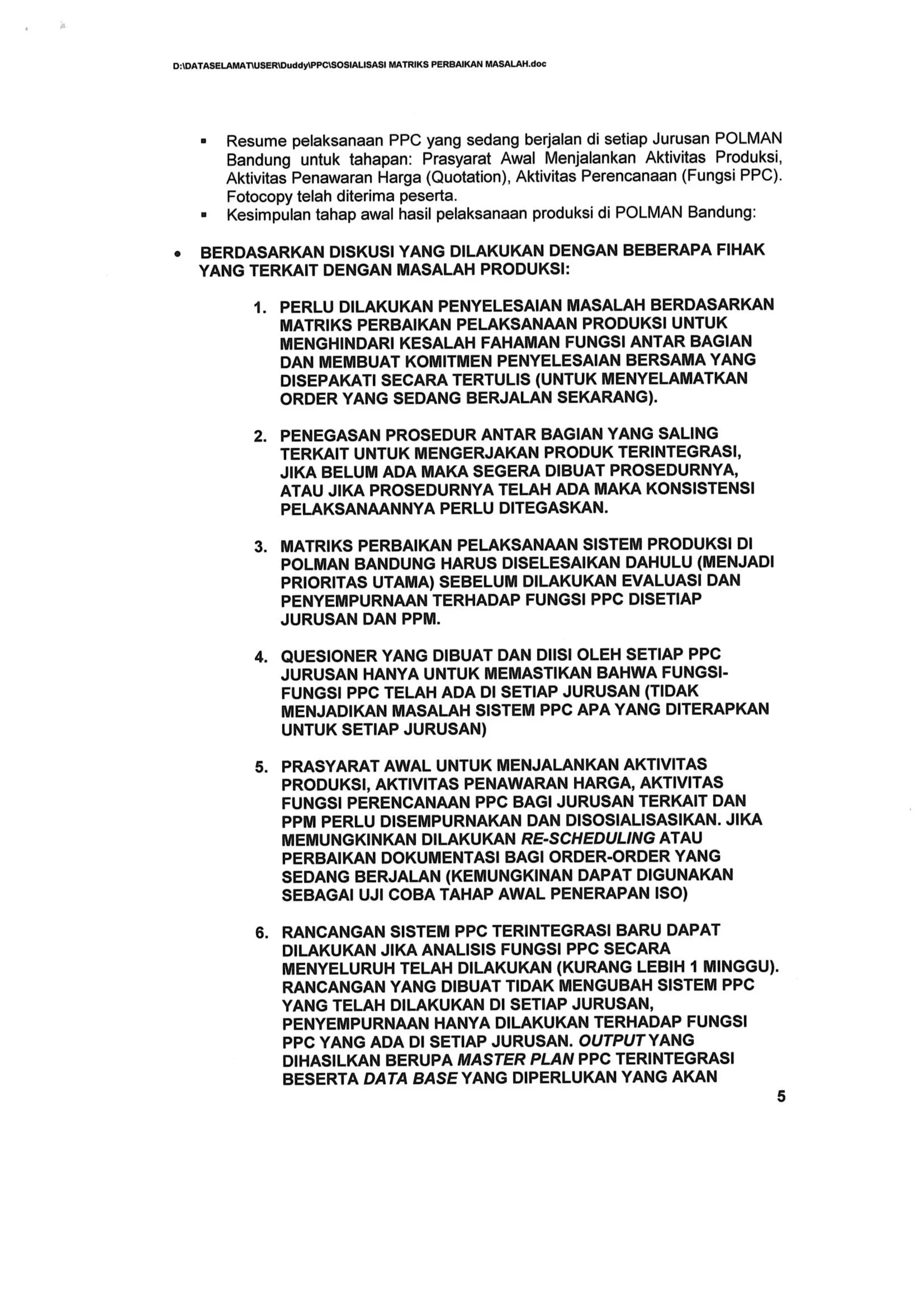 F[2/17]_Proyek Sistem PPC Terintegrasi_Latar belakang & Tahapan Proyek_Kord. Sistem Produksi-PPI ...