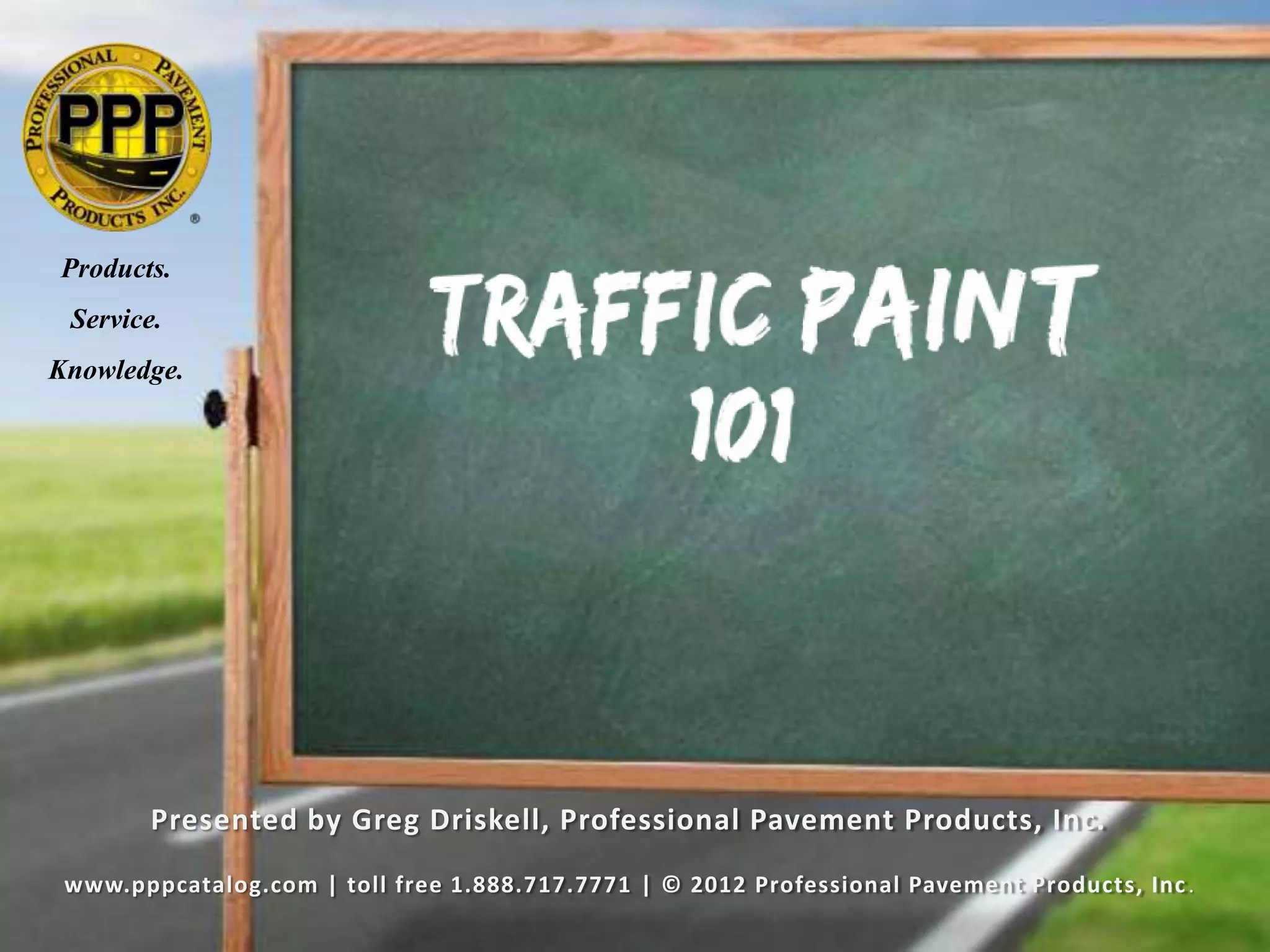 F02 traffic paint-101_driskell | PPSX