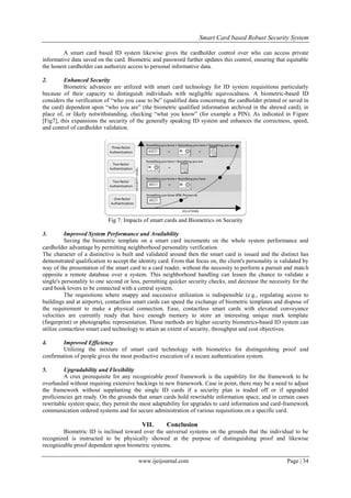 Smart Card based Robust Security System | PDF