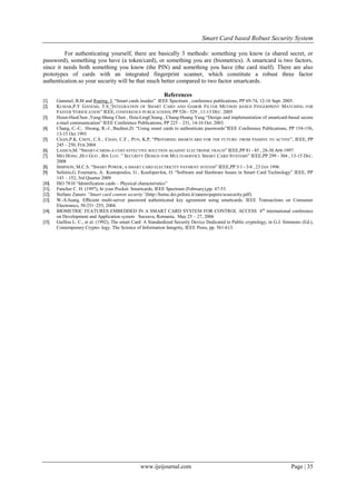 Smart Card based Robust Security System | PDF
