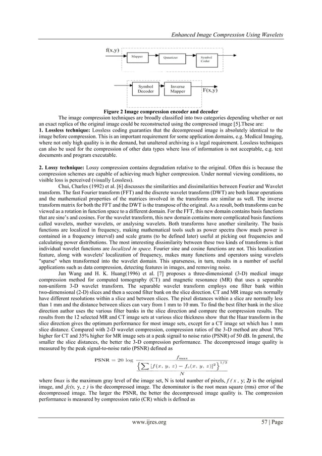 Enhanced Image Compression Using Wavelets | PDF