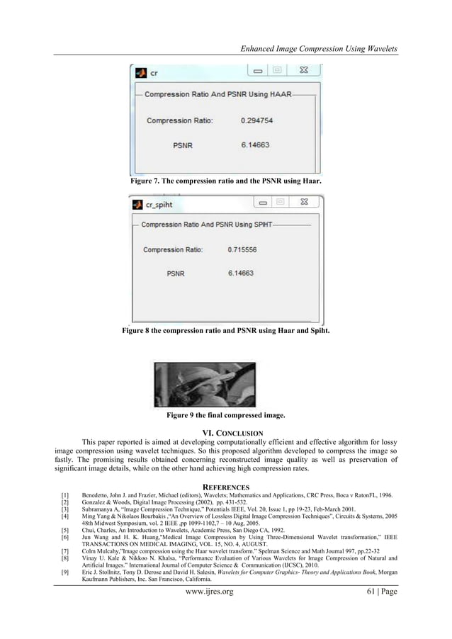 Enhanced Image Compression Using Wavelets | PDF