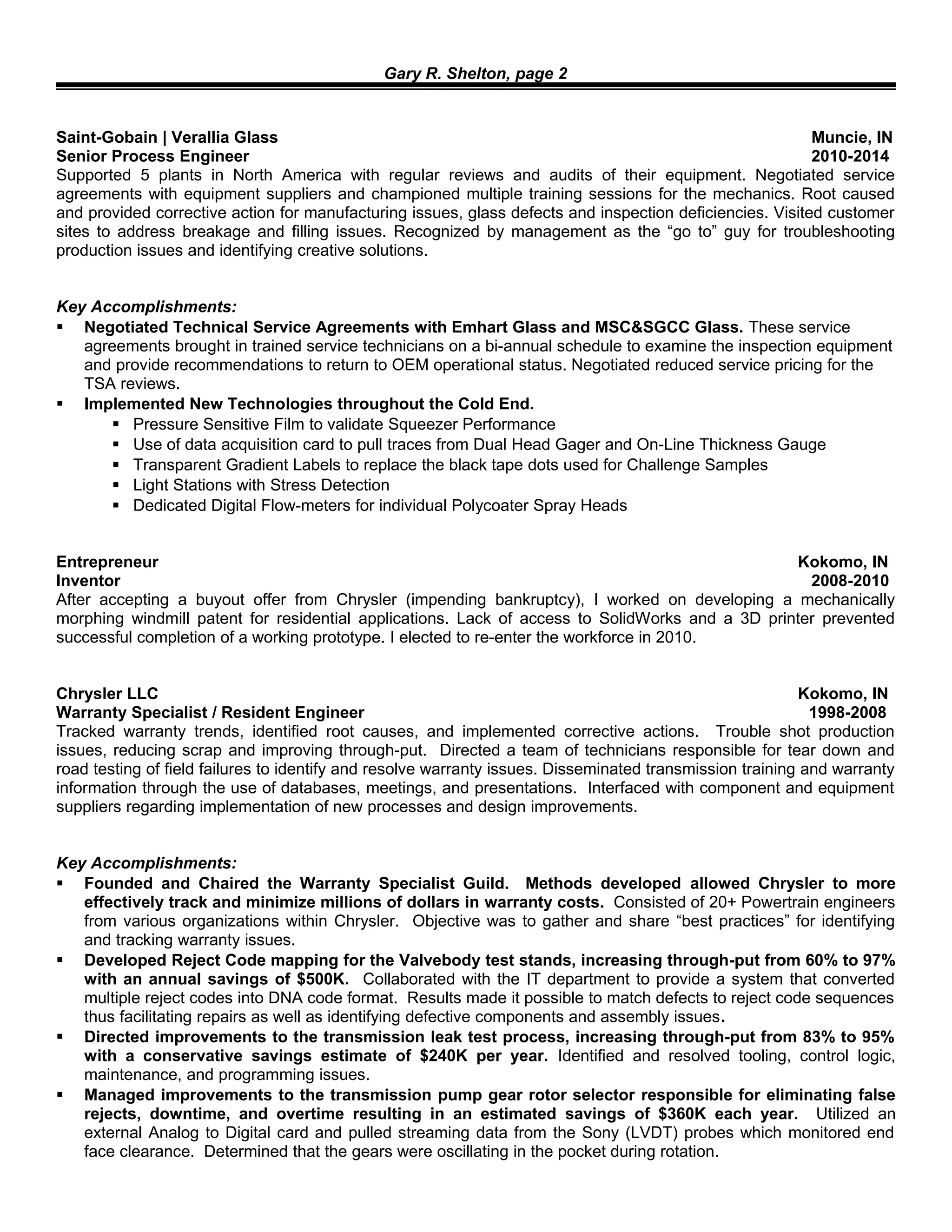 Resume__GARY_SHELTON | DOC